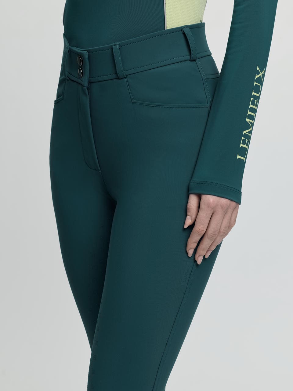 LeMieux Isabelle Reithose mit Vollbesatz » Farbe: Jungle, Größe: 36